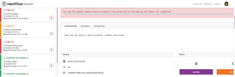 Workflow Execution Completed Unsuccessfully Can Stretch The Display Issue Seqeralabs