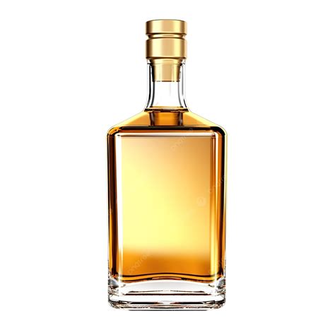 Poping Golden Alcohol Bottle Alcohol Anniversary Birthday Png