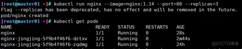 使用：kubectl Run Nginx Imagenginx117 Port80 Replicas3 报错谷雨道长的