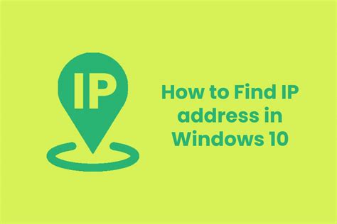 How To Find Ip Address In Windows Computer Tech Reviews