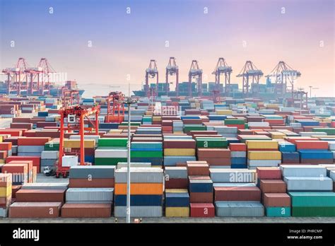 Shanghai Container Terminal Hi Res Stock Photography And Images Alamy