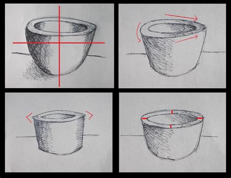 Artclass Challenge Step By Step Demonstration On Drawing Ellipses