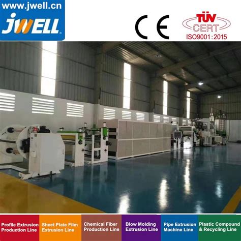 Jwell Parallel Twin Screw Extruder For Pet Sheet Extrusion Machine Pet Sheet Extrusion Liine