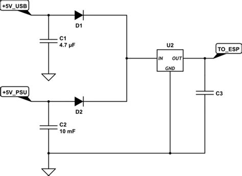 Power Supply Limit Inrush Current For Usb And Large Capacitors Electrical Engineering Stack