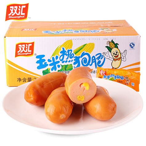 双汇玉米热狗肠40g60根玉米肠火腿肠整箱批发烧烤肠香肠休闲零食