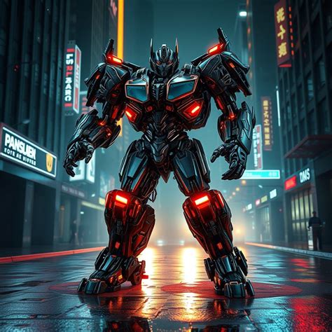 Evil Transformer Cyberpunk Transformer Unveils Dystopian C