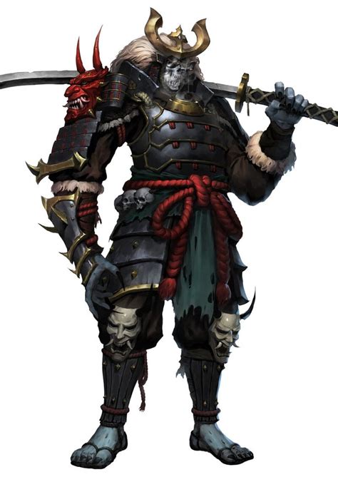 Artstation Monster Samurai Concept Junkyu Lee Samurai Concept
