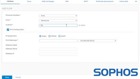 Sophos How To Configure A Vlan Interface On An Xg Firewall