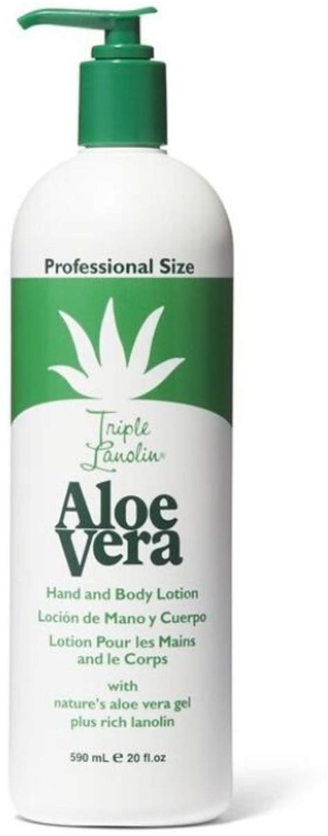 Triple Lanolin Aloe Vera Hand And Body Lotion 20 Oz