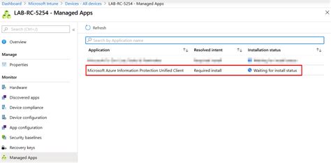 Using Intune To Deploy The Azure Information Protection Aip Unified