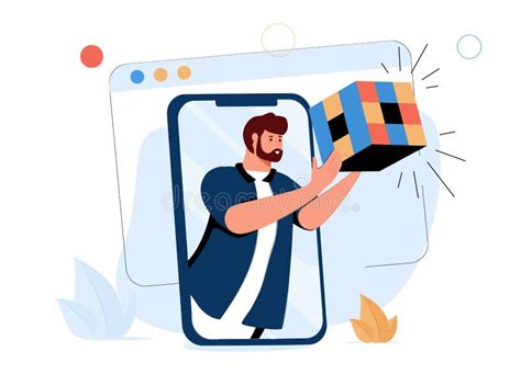 Programming Illustration Programmer Working Place Illustration Concept
