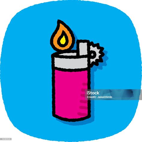 Lighter Doodle 7 Stock Illustration Download Image Now Addiction