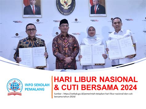 Hari Libur Nasional Dan Cuti Bersama Di Tahun 2024 Info Sekolah Pemalang
