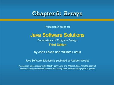 Arrays In Java Programming Language Slides Ppt Arrays In Java Programming Language Slides Ppt