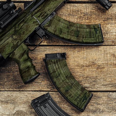 Gunskins Ak 47 Rifle Skin Extra Mag Skin Bundle In Matching Camo