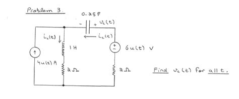 Problem Find Vc T For All T DONT USE LAPLACE TO Chegg Com