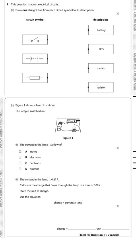 GCSE Edexcel Physics Series Parallel Circuits This Question Is About