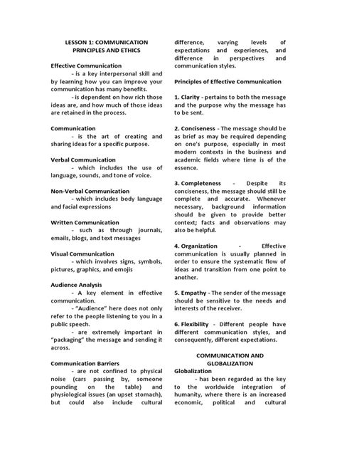 Purcom Reviewer Pdf Communication Cognition