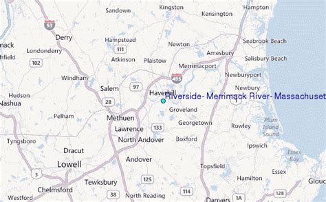 Riverside Merrimack River Massachusetts Tide Station Location Guide