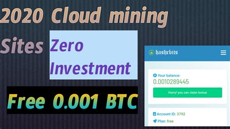 Free Mining Sites Welcome Bonus BTC Dpbit Hashrbits E Botv YouTube