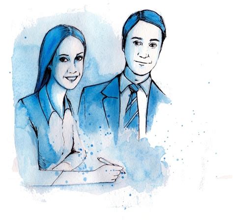 Иллюстрация Дружный коллектив в стиле живопись