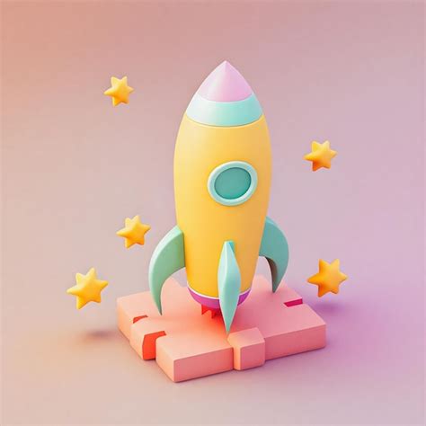 Premium Photo Rocket Icon Illustration For Technology Science Projects Like App Icons Websites