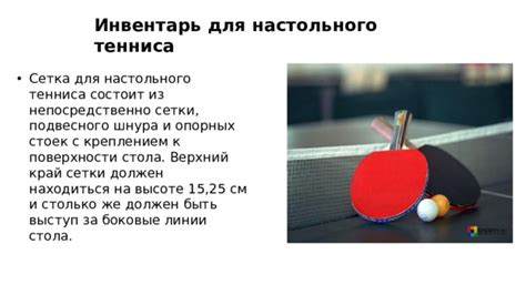 Презентация "Настольный теннис"