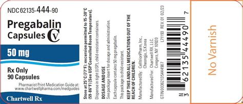 Pregabalin Package Insert Prescribing Information