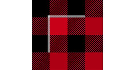 Red Black Lumberjack Buffalo Plaid Pattern Fabric Zazzle