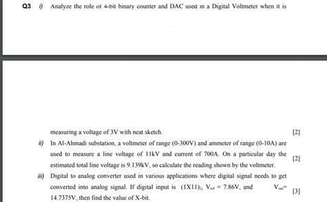Solved Q3 I Analyze The Role Of 4 Bit Binary Counter And Chegg