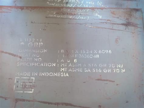 Distributor Plat Boiler Astm A283 Grade C Jakarta GERAI BAJA INDONESIA