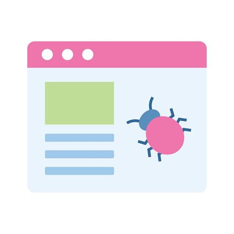 Malicious Website Icon Isolated On White Background 43190045 Vector