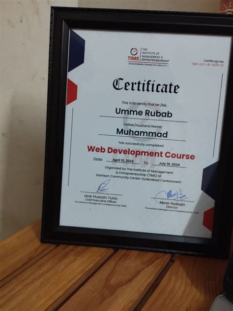 Webdevelopment Certificate Achievement Codingjourney Techskills Neverstoplearning Umm E