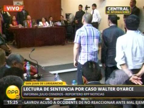 Sentencian a 35 años de cárcel a implicados en muerte de Walter Oyarce