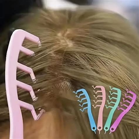 Z Shape Hair Slit Comb Wide Tooth Comb Fluffy Hairdressing Temu Australia