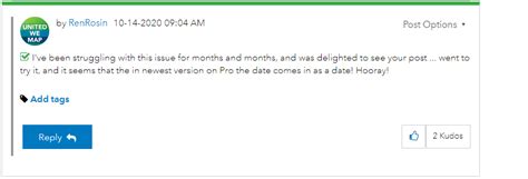 Excel To Table Date Conversion Esri Community