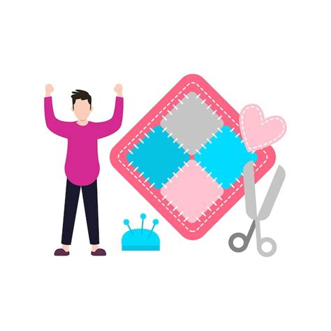 Premium Vector The Boy Made A Craft