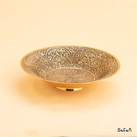 شیرینی خوری کوچک برنجی آنتیک مدل مینا فروشگاه اینترنتی سحر