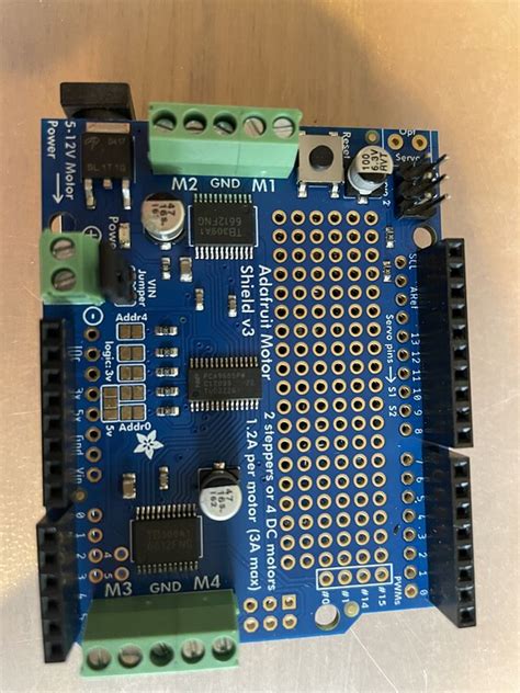 Adafruit V3 Motor Shield Programming Arduino Forum