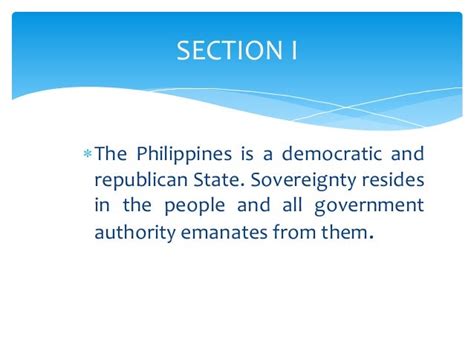Article Ii Declaration Of Principles And State Policies