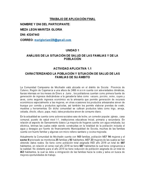 Actividades Aplicativas Del Modulo V Pdf Hospital Adultos
