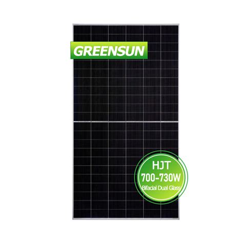 Bifacial Double Glass Solar Photovoltaic Panel Hjt W W W Solar Panel W N Type Solar