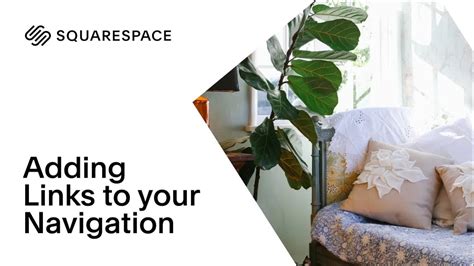 How To Add Links To Your Navigation Squarespace 70 Tutorial Youtube