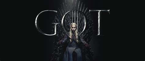 3400x1440 Resolution Daenerys Targaryen Game Of Thrones Season 8 Poster