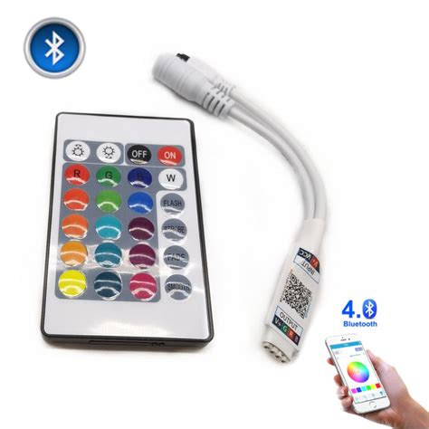 Mini Rgb Bluetooth Controller Dc 5v 12v 24v Music Grandado