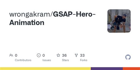 Github Wrongakramgsap Hero Animation