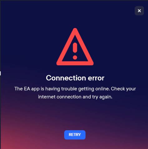 Ea App Cant Get A Connection Can Anyone Help Me Pls Reaapp