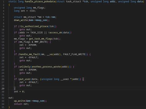 CVE 2016 5195 Privilege Escalation Dirtycow PTRACE POKEDATA