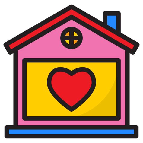 Home Srip Lineal Color Icon