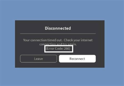 Roblox Error Code 266 [step By Step Guide To Fix]